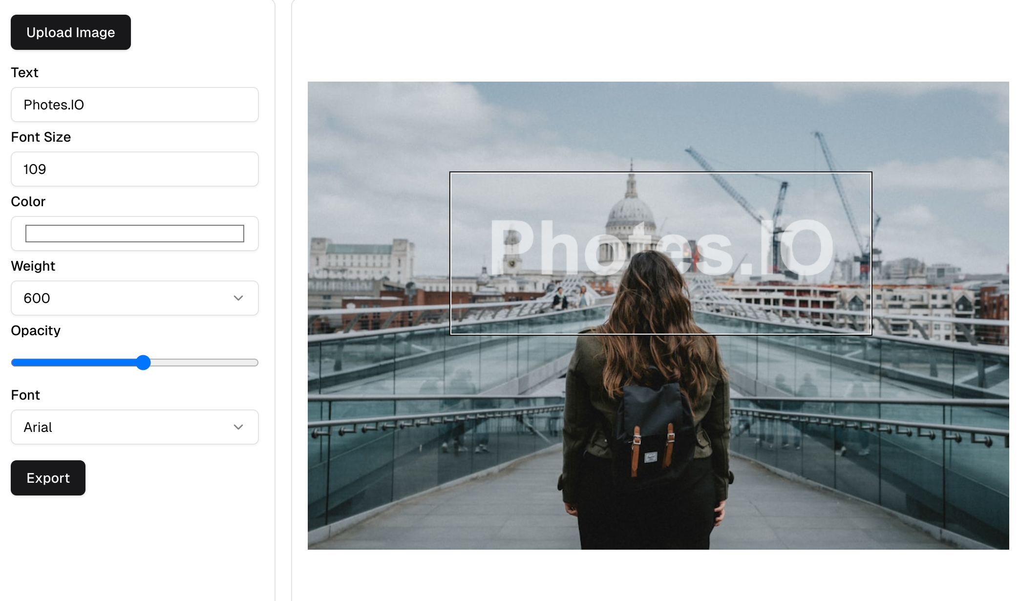 Add Text Behind Image | Free Online Background Text Tool